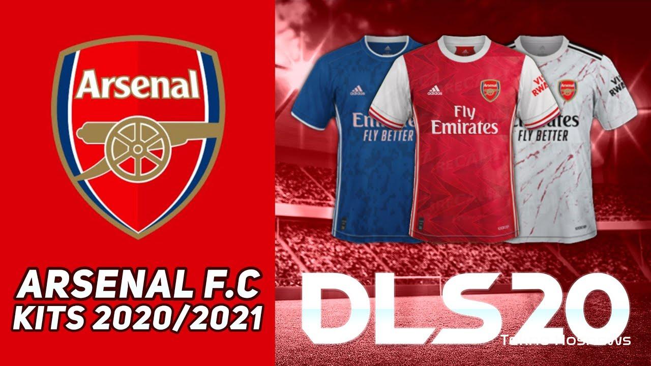 Kits DLS Arsenal 2024 - 2005 (Dream League Soccer) Terbaru