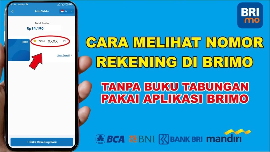 10+ Contoh Nomor Rekening BRI di Kartu ATM Simpedes, Britama