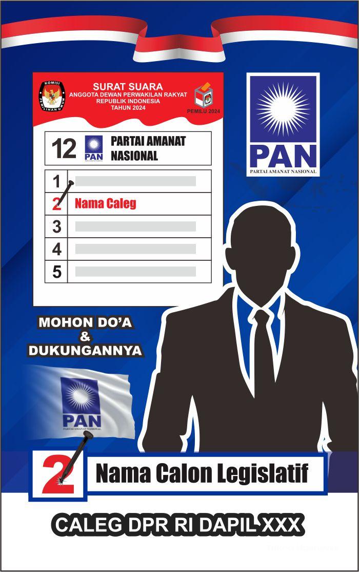 Contoh Stiker Caleg 2024 Lengkap Semua Partai Keren-Keren