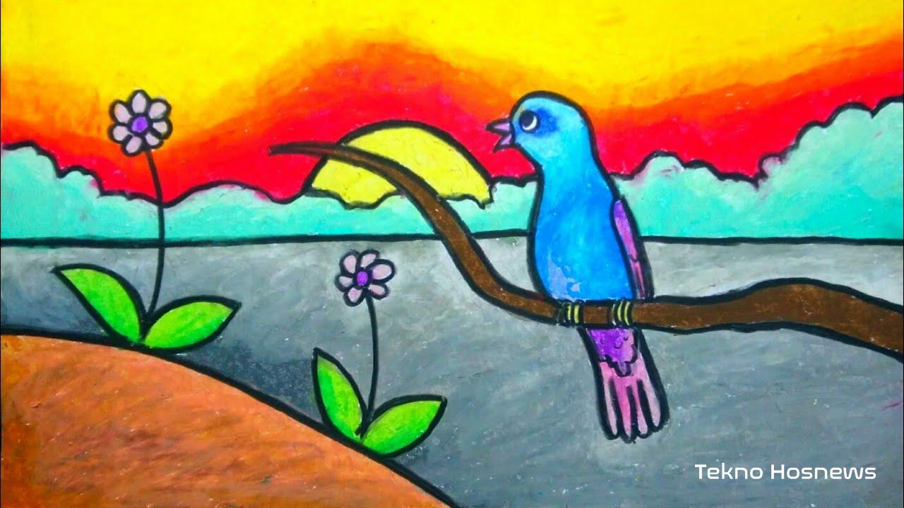 15+ Gambar Fauna Simple yang Mudah Ditiru Sketsa & Berwarna