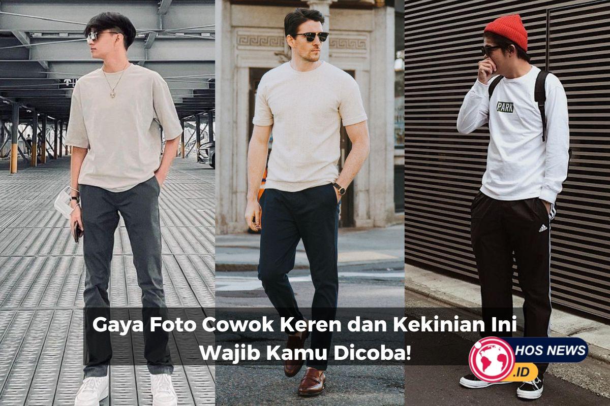 12+ Gaya Foto Cowok keren, Berdiri, Formal, duduk ala Selebgram